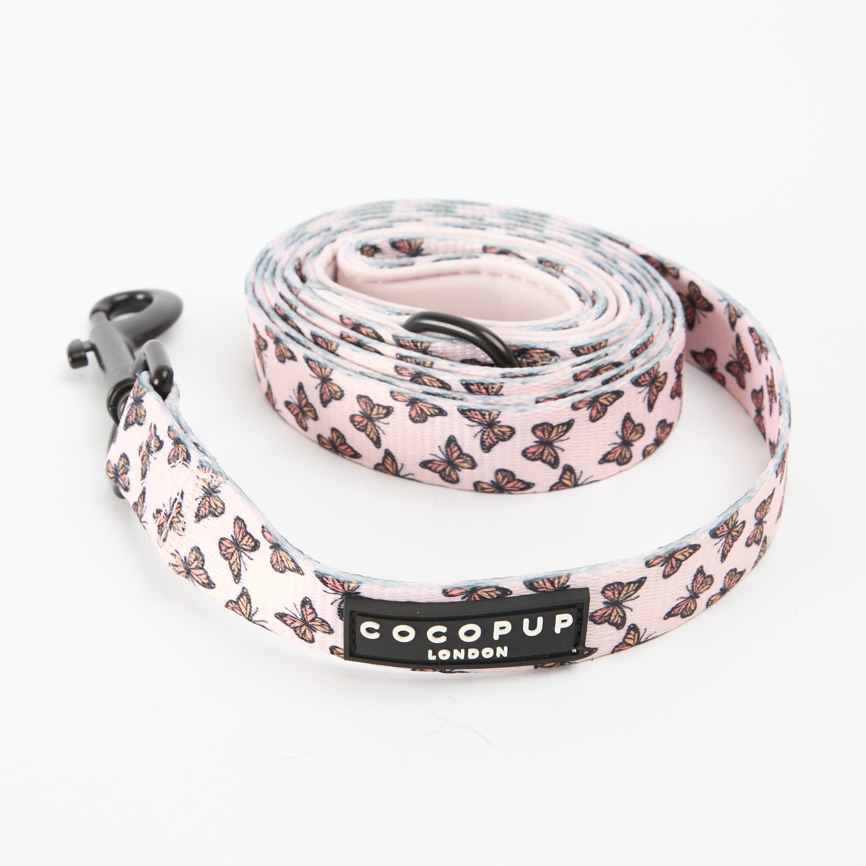 Cocopup London Classic Dog Lead in Boujee Butterfly Pink | Top dogs on ...