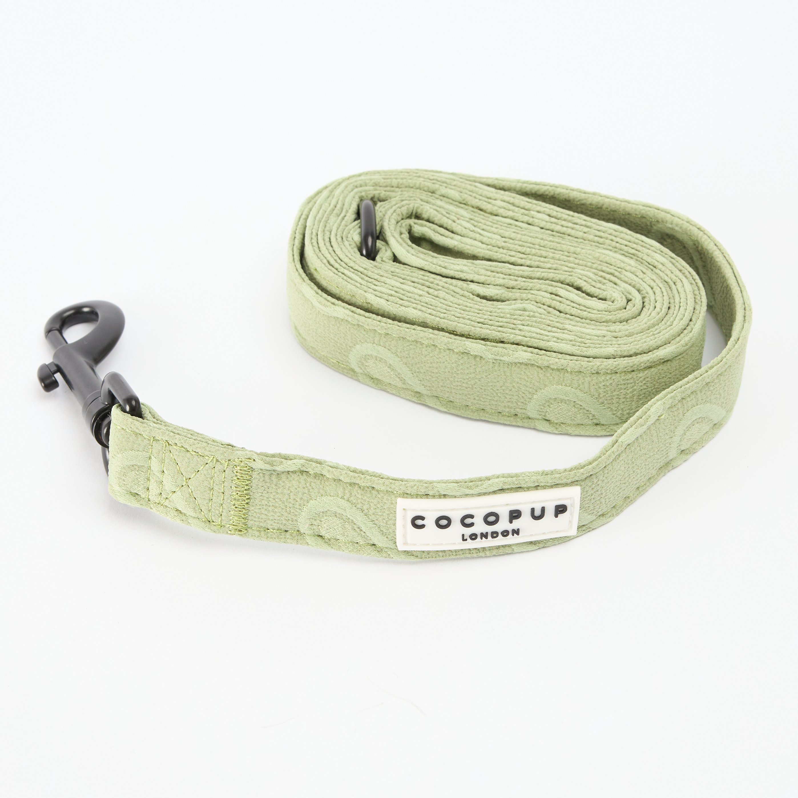 Cocopup London Classic Dog Lead in Sage Heart Green | Top dogs on price ...