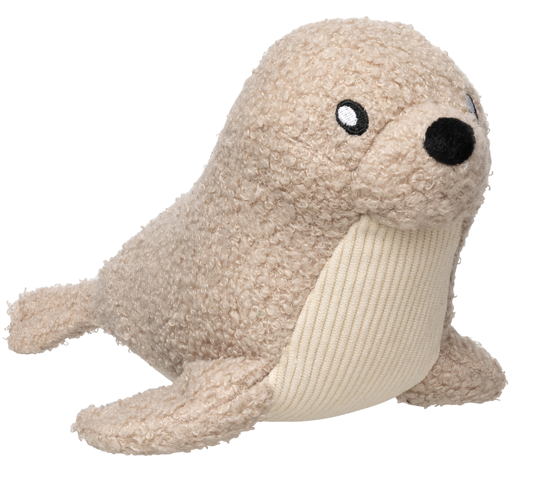 FuzzYard Life Plush Dog Toy Sandstone Seal | Top dogs on price | Pet Circle