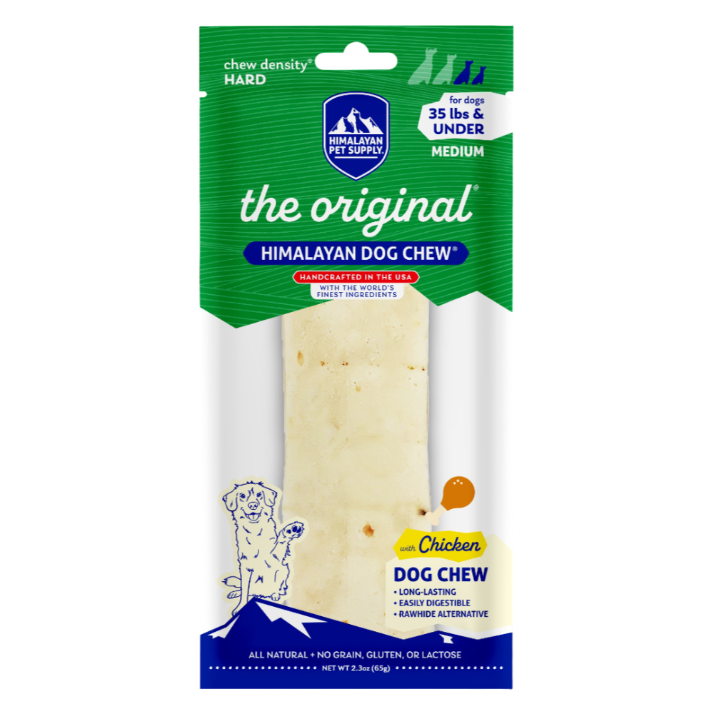 Himalayan Dog Chew Cheese & Chicken Medium Dog Chew Treat | Top dogs on ...