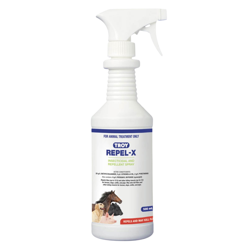 Troy Troy Repel X Insecticidal And Repellent Spray For Horses And Dogs ...