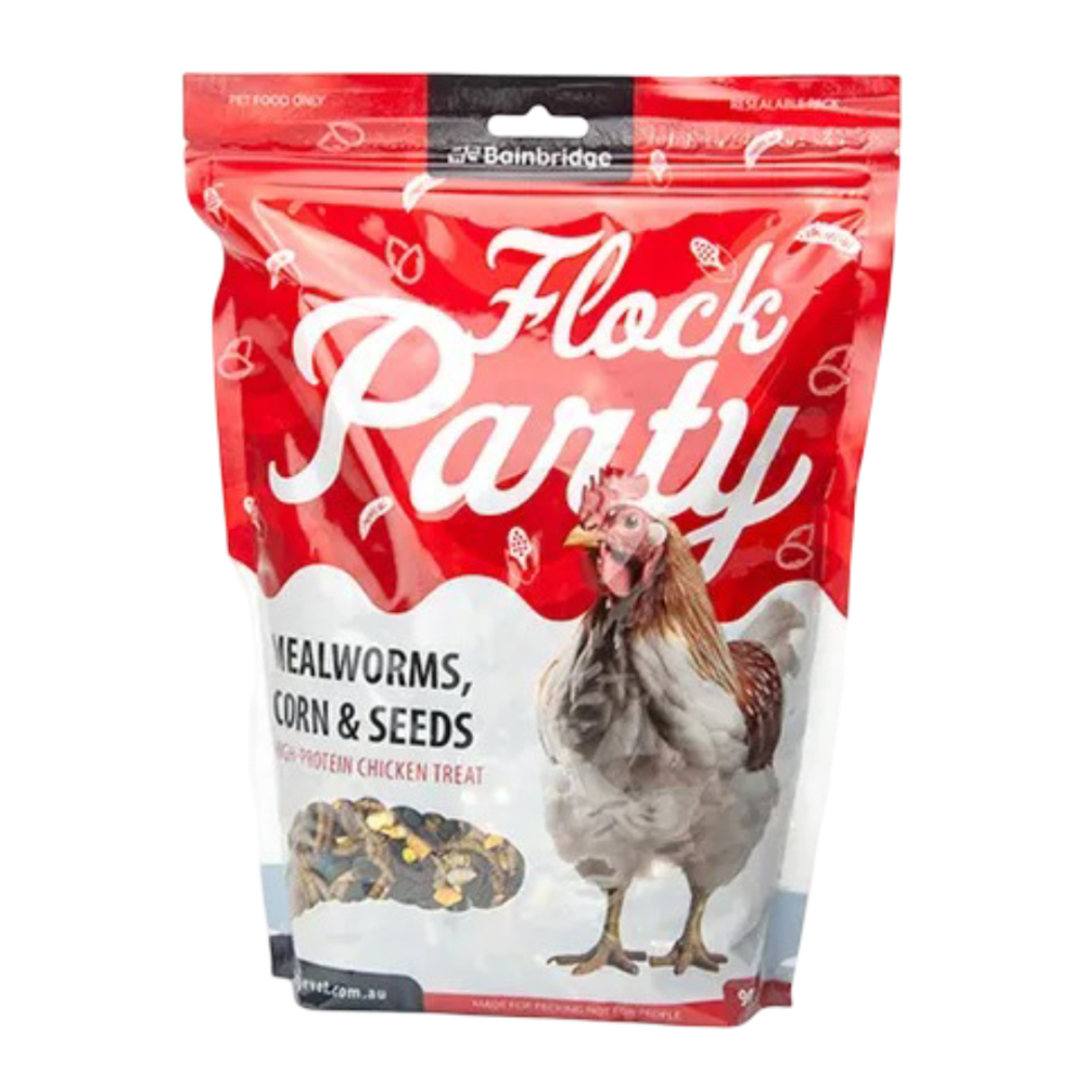 Bainbridge Flock Party Mealworms Corn And Seeds Bird Treats | Top dogs ...