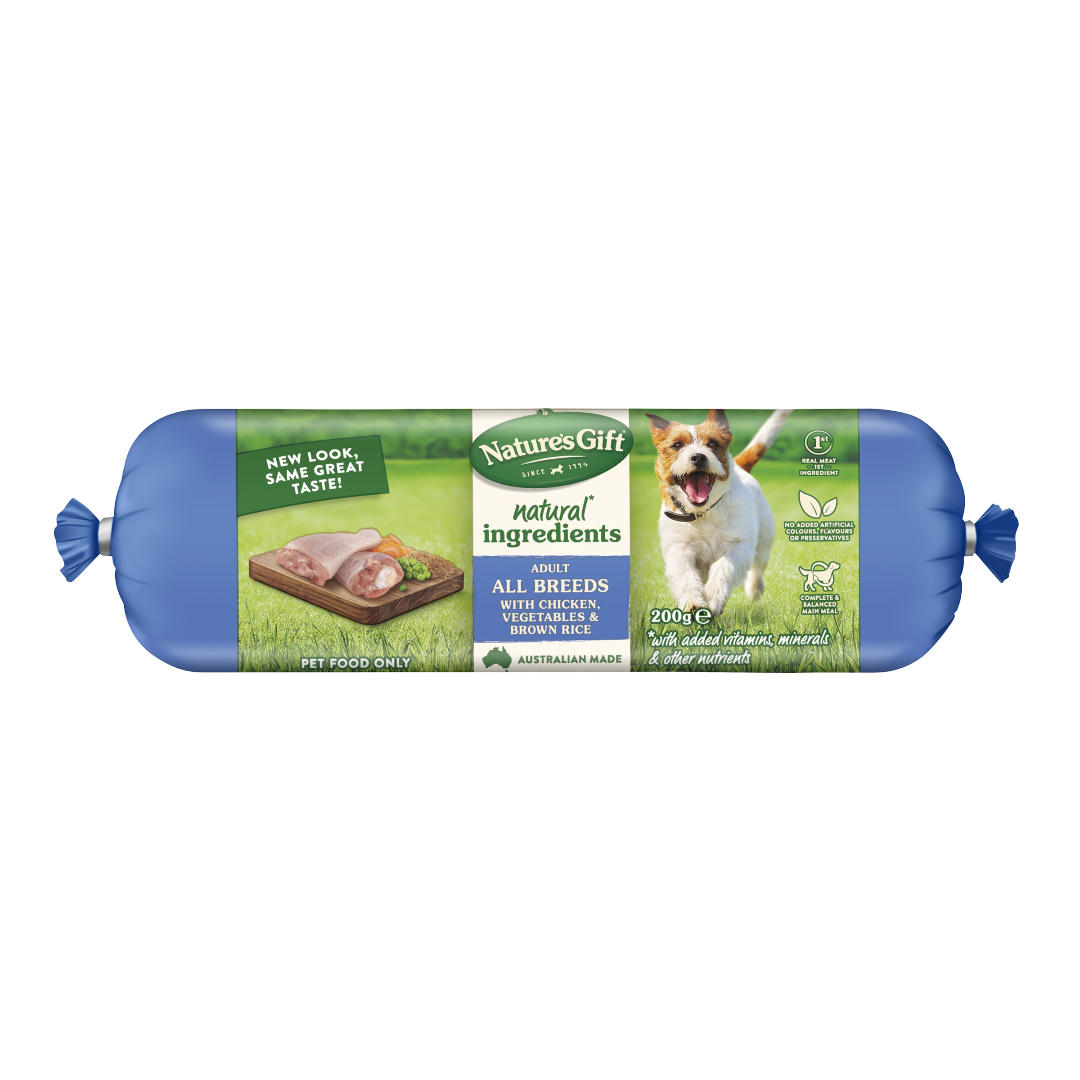Natures Gift Chicken Vegetables & Brown Rice Chilled Adult Dog Food ...