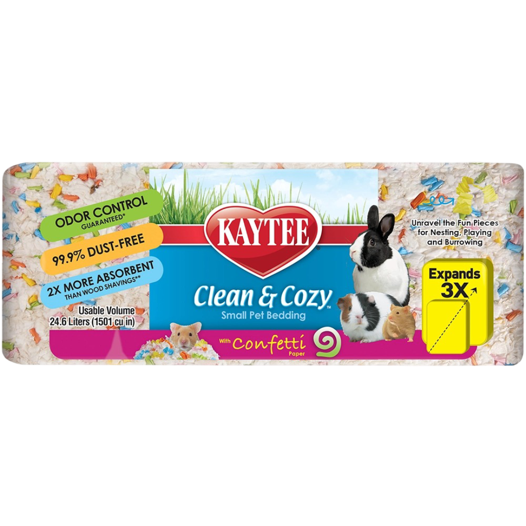 Kaytee Clean & Cozy Small Pet Bedding Confetti | Top dogs on price ...