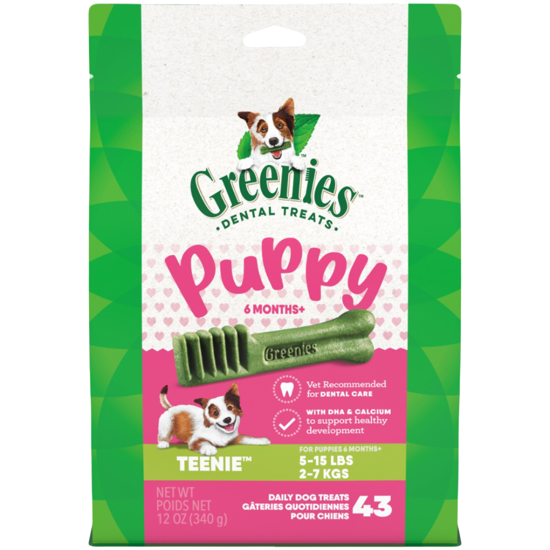 Greenies Original Teenie Puppy Dental Dog Treats | Top dogs on price ...