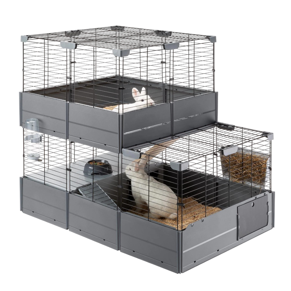 Multipla Double Storey Cage Extendable Home for Small Pets | Top dogs ...