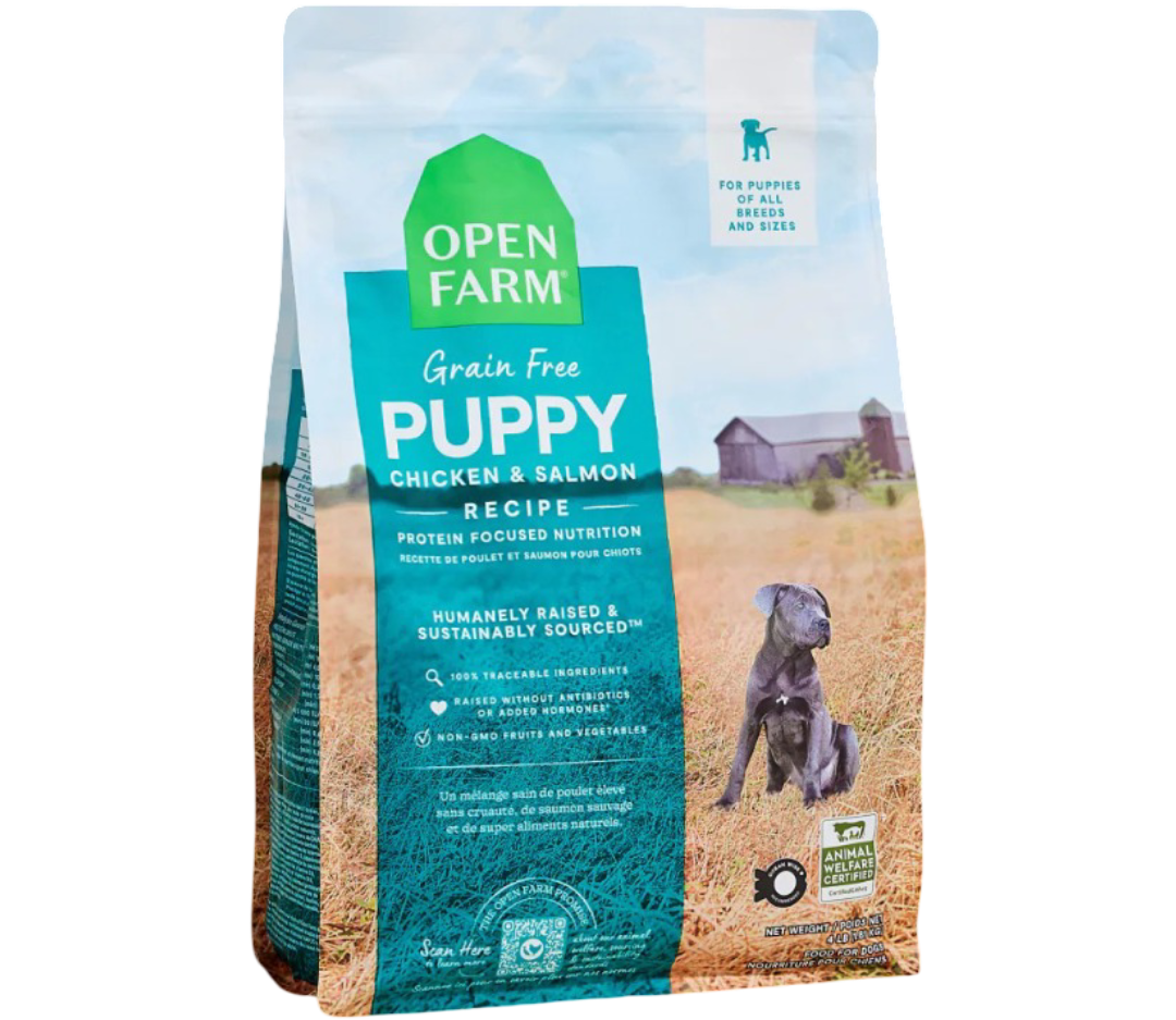 Open Farm Chicken and Salmon Grain Free Puppy Dry Dog Food | Top dogs ...