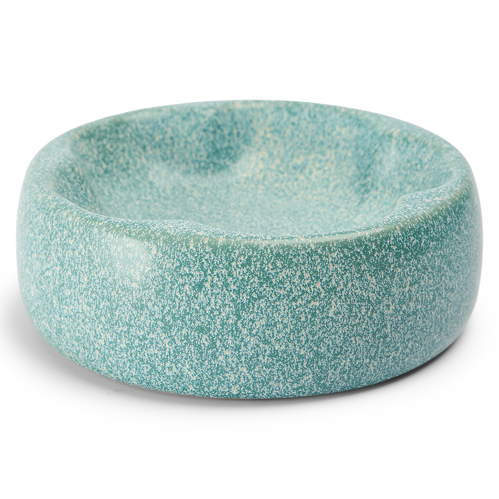 Paws for Life Wide Bubble Ceramic Pet Bowl Blue | Top dogs on price ...