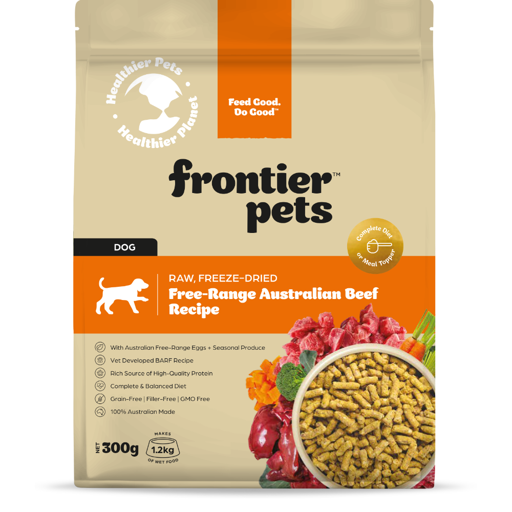 Frontier Pets Adult Beef Freeze Dried Dog Food | Top dogs on price ...