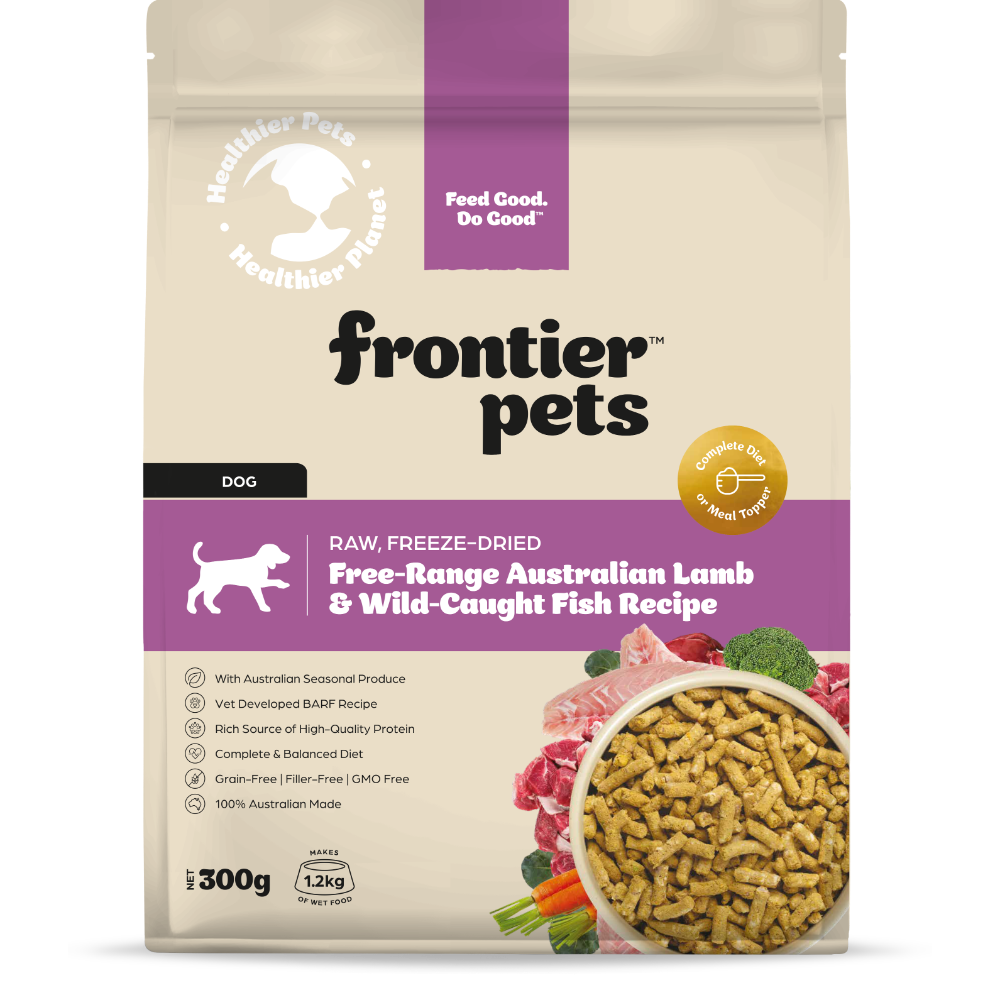 Frontier Pets Adult Lamb And Wild Caught Fish Freeze Dried Dog Food ...
