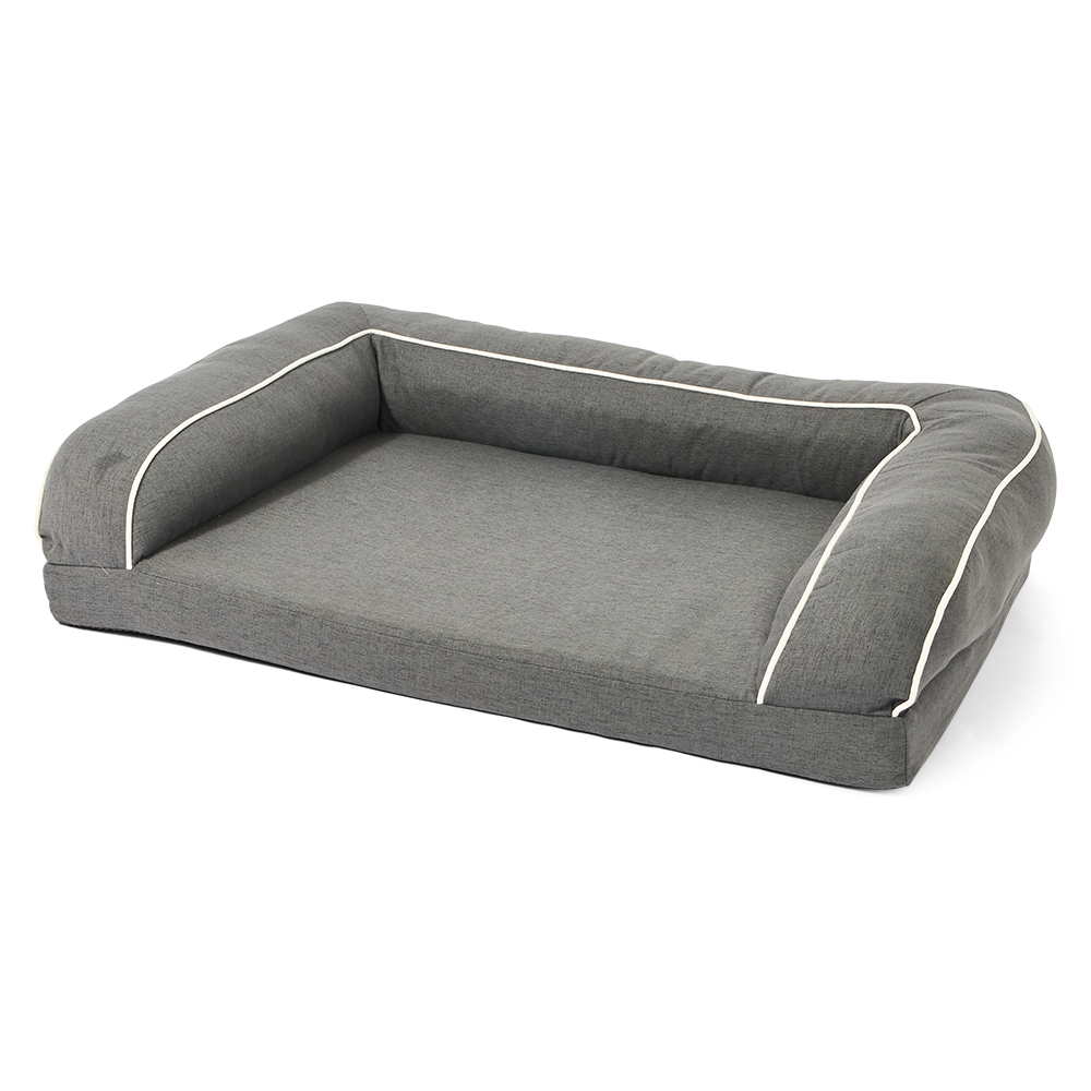 Paws for Life Sofa Pet Bed Faux Linen Dark Grey | Top dogs on price ...