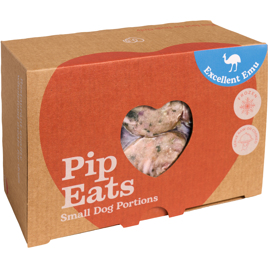 Pip Eats Excellent Emu Frozen Raw Dog Food | Top dogs on price | Pet Circle