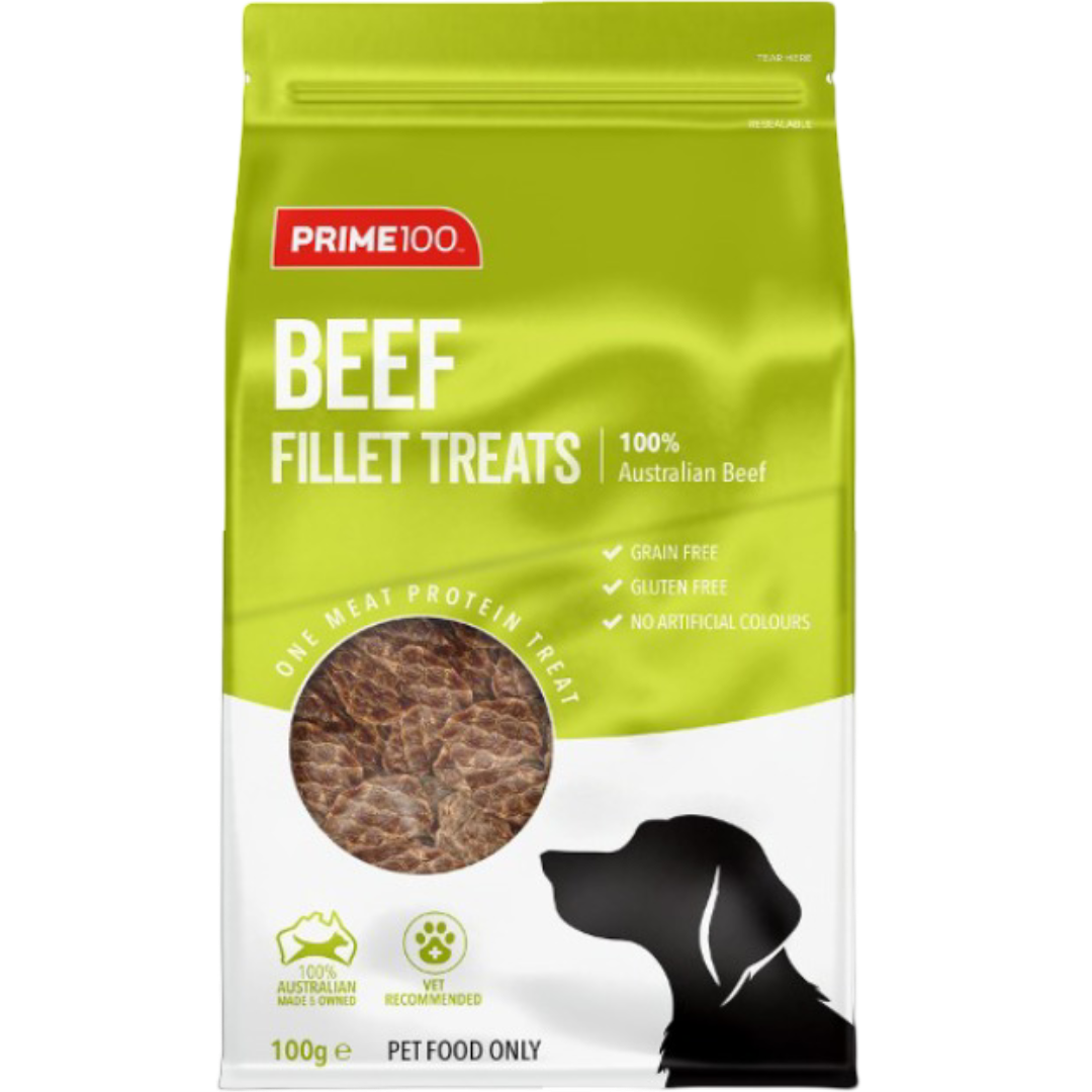 Prime100 Beef Fillet Dog Treat | Top dogs on price | Pet Circle