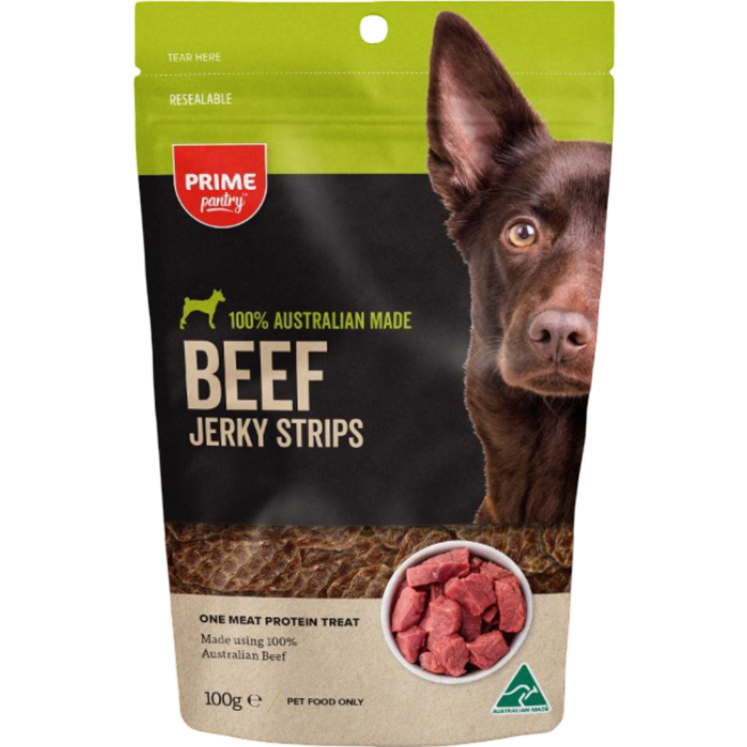 Prime100 Prime Pantry Beef Jerky Strips Dog Treat | Top dogs on price ...