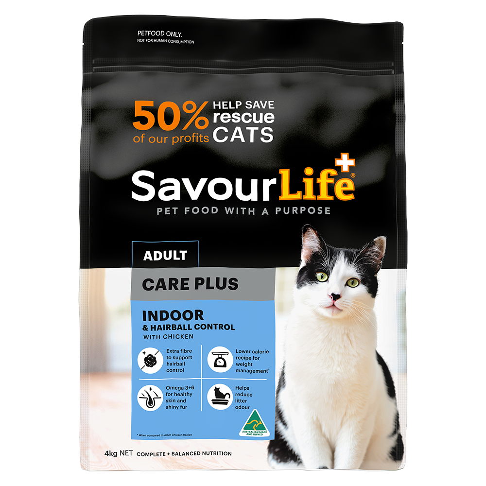 SavourLife Indoor And Hairball Control Care Plus Chicken Adult Dry Cat ...
