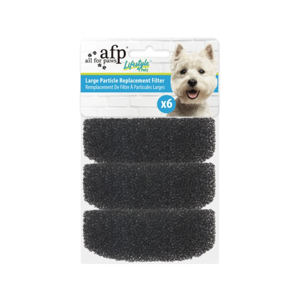 All For Paws Large Particle Replacement Filter 6 Pack for Ultimate Pet ...