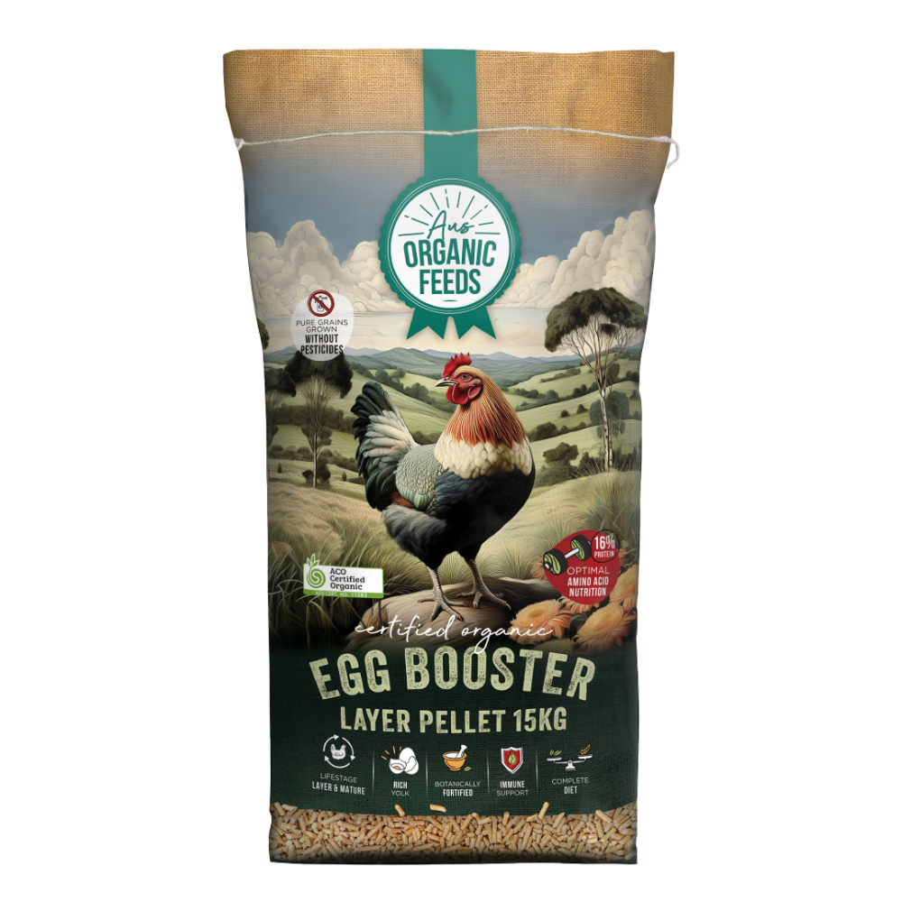 Aus Organic Feeds Organic Egg Booster Layer Pellet For Chickens | Top ...