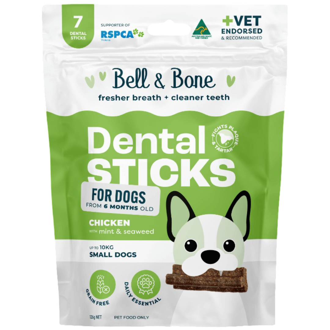 Bell and Bone Chicken Mint And Seaweed Dental Dog Treats Small | Top ...