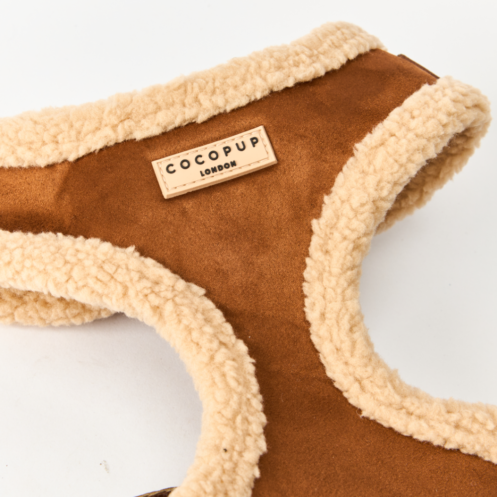 Cocopup London Adjustable Neck Dog Harness Brown Aviator | Top dogs on ...