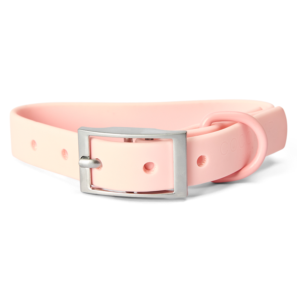 Cocopup London Nakd Waterproof Dog Collar in Candyfloss Pink | Top dogs ...