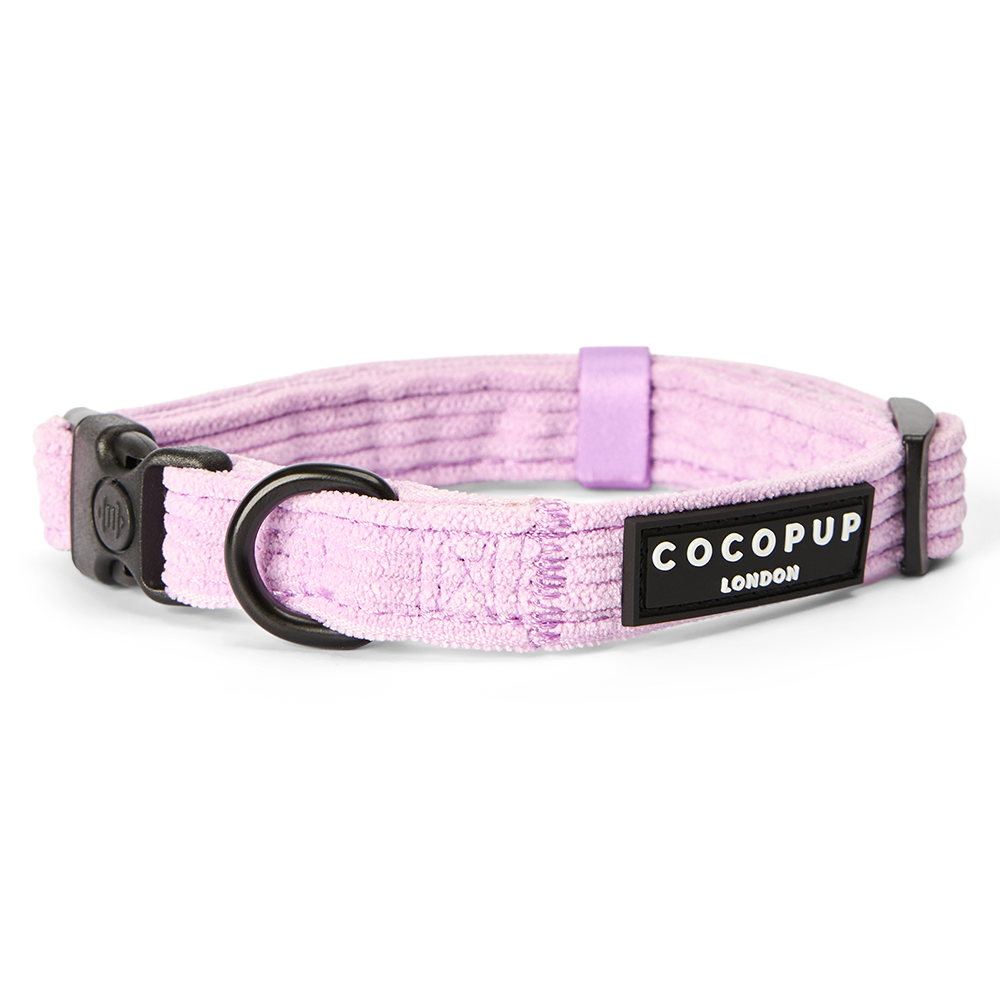 Cocopup London Corded Dog Collar in Lilac Purple | Top dogs on price ...