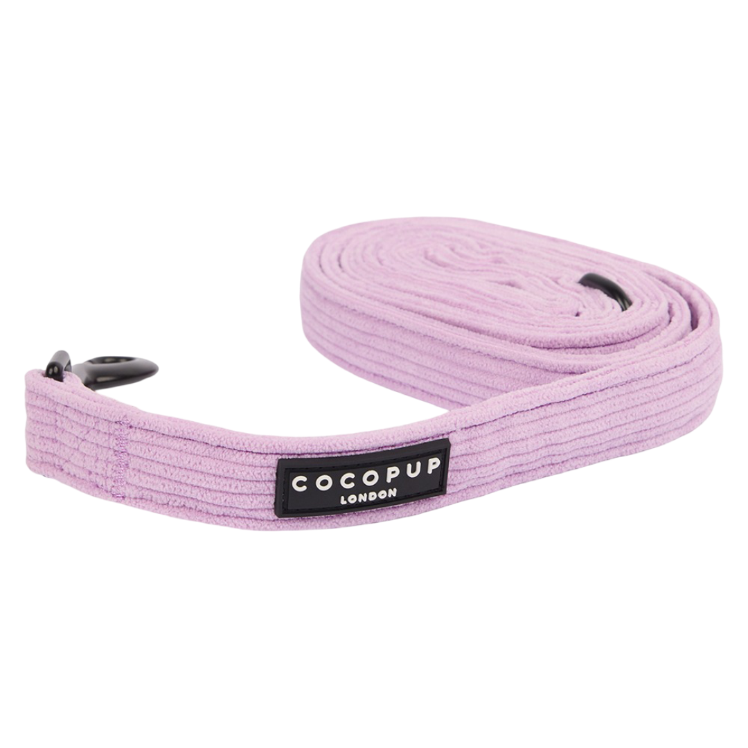 Cocopup London Corded Dog Lead in Lilac Purple | Top dogs on price ...