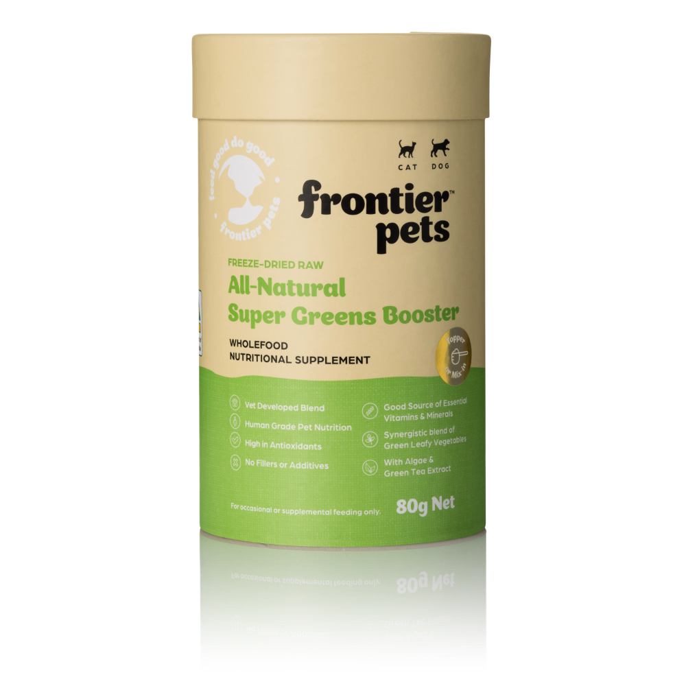 Frontier Pets Freeze Dried Raw Super Greens Booster For Dogs And Cats ...