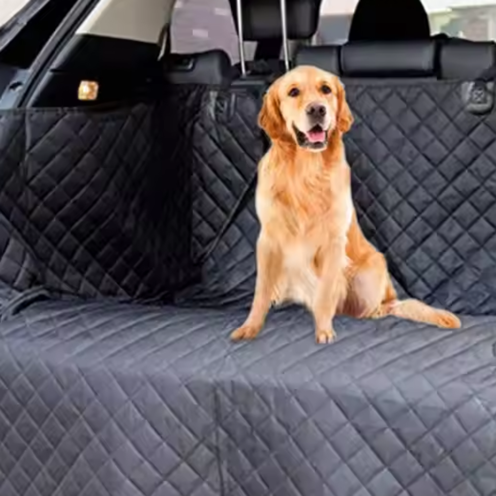 Paws for Life Car Boot Cover Dog Quilted Black | Top dogs on price ...