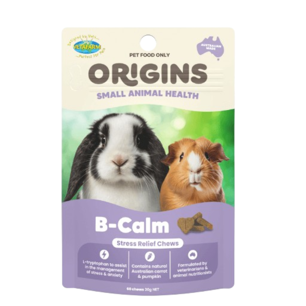 Vetafarm Origins B Calm Stress Relief Chews For Small Pets | Top dogs ...