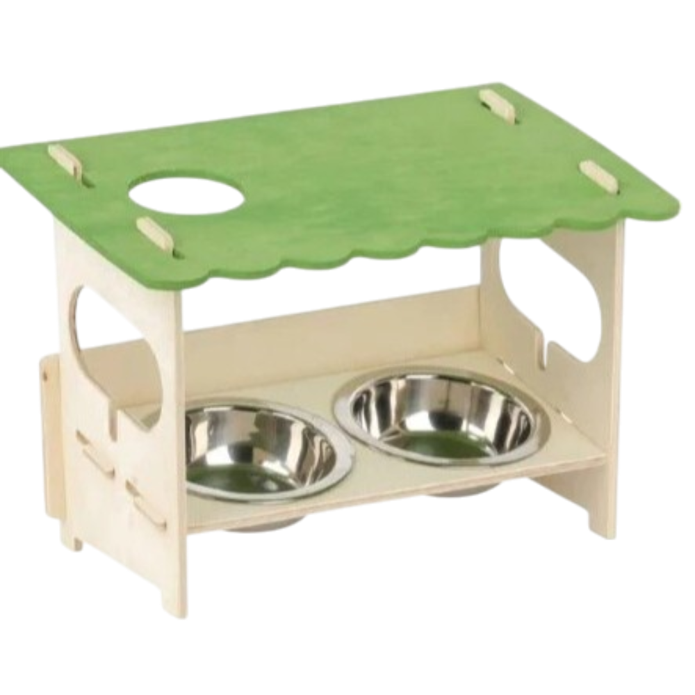 Veggie Patch Veggie Patch Snack Bar With Double Bowls For Small Animals ...