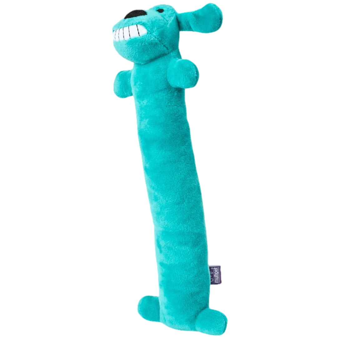 Multipet Loofa Blue Plush Dog Toy | Top dogs on price | Pet Circle