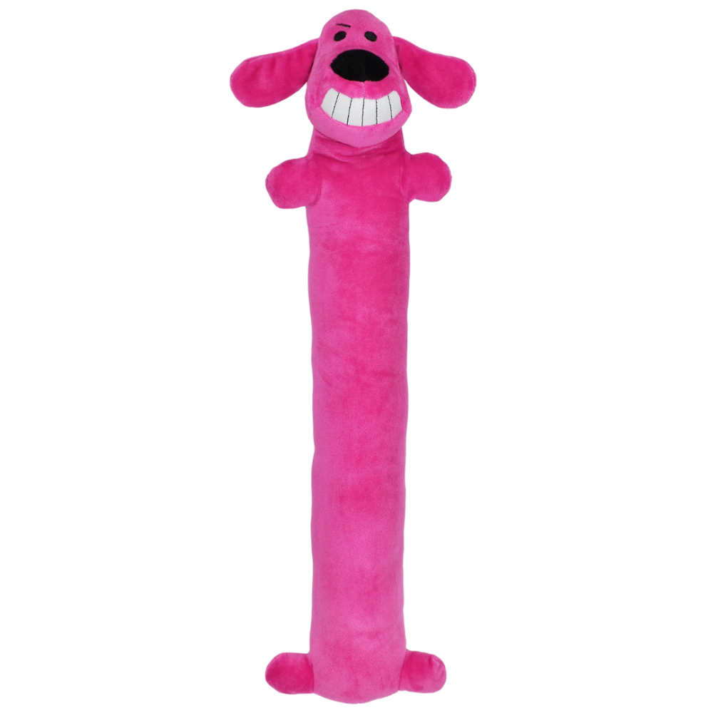 Multipet Loofa Pink Plush Dog Toy | Top dogs on price | Pet Circle