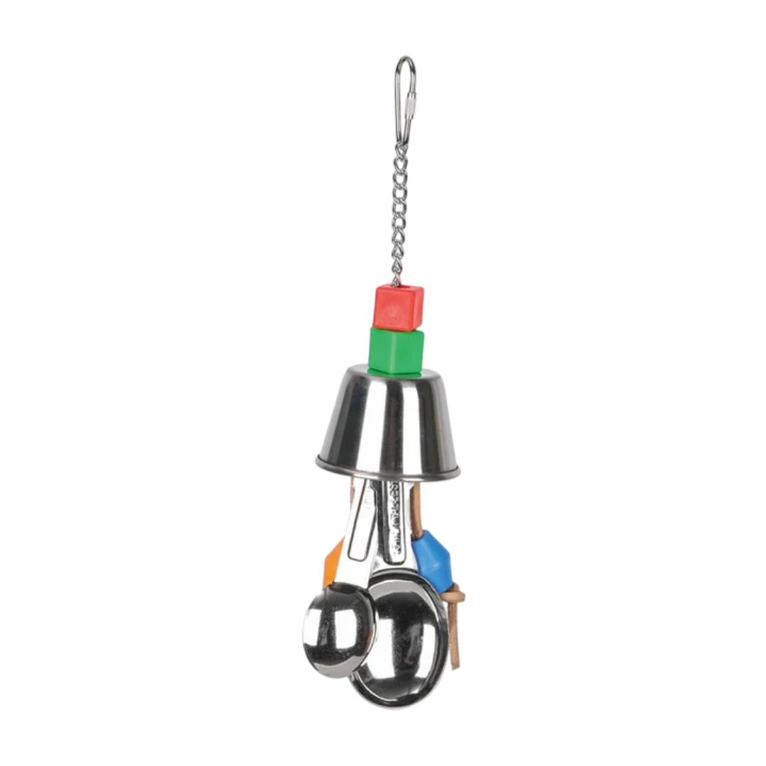Nature Island Spoon Bobble Hanging Bird Toy | Top dogs on price | Pet ...