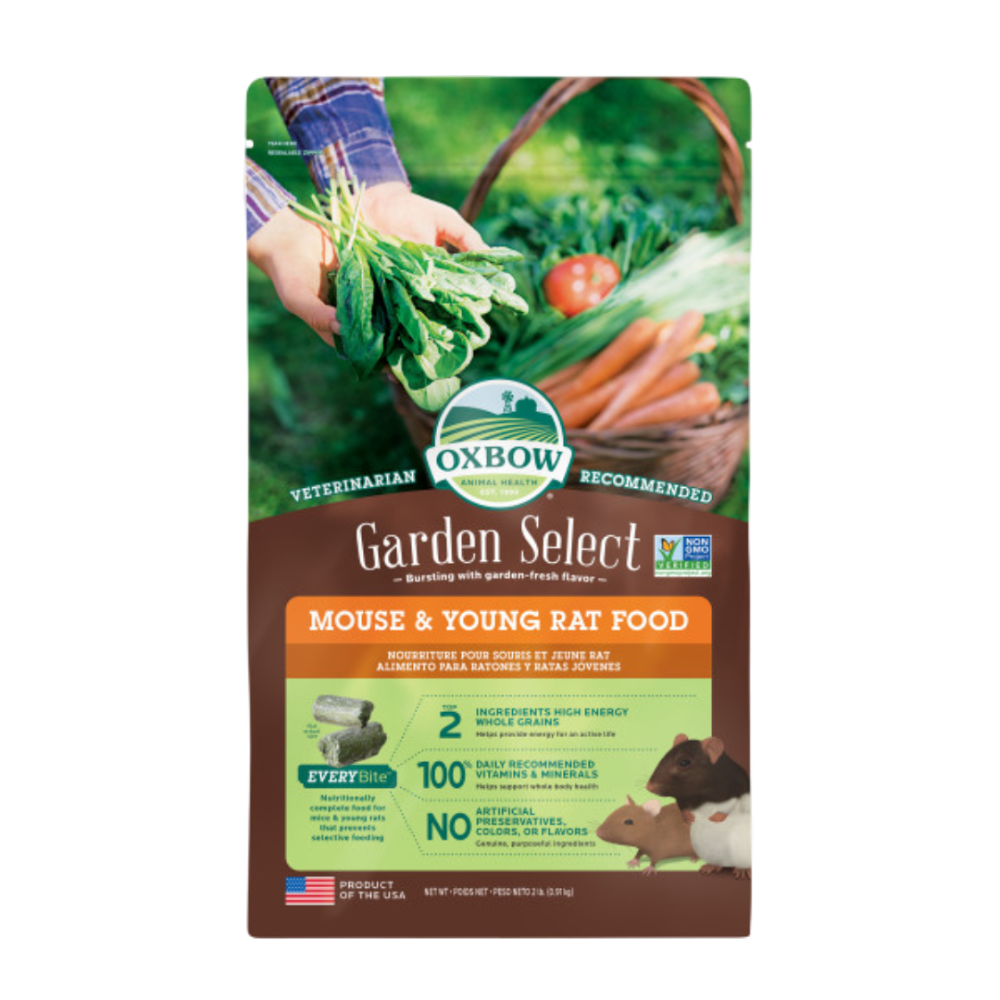 Oxbow Garden Select Nutritionally Complete Mouse And Young Rat Food ...