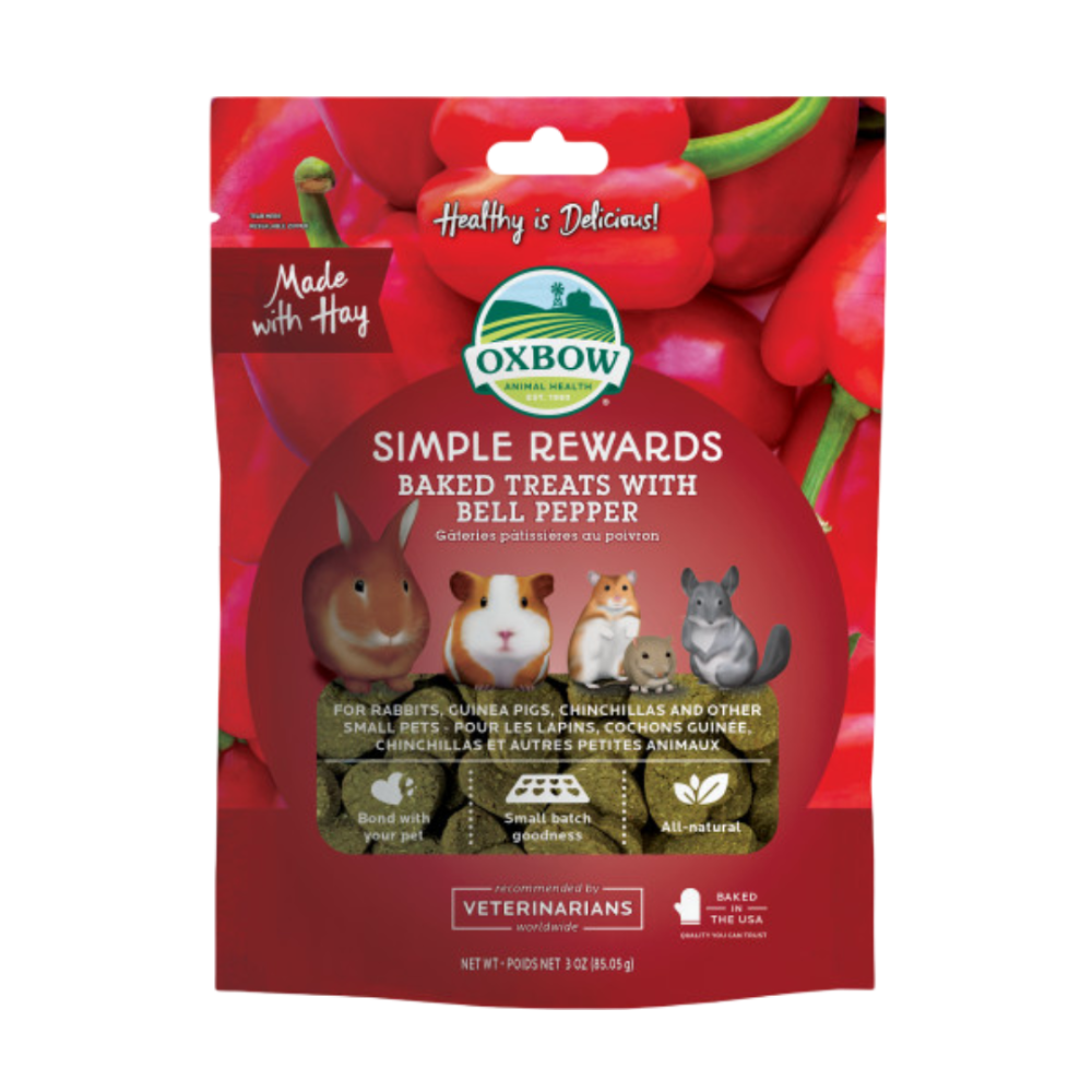 Oxbow Simple Rewards Bell Pepper Treats For Small Animals | Top dogs on ...