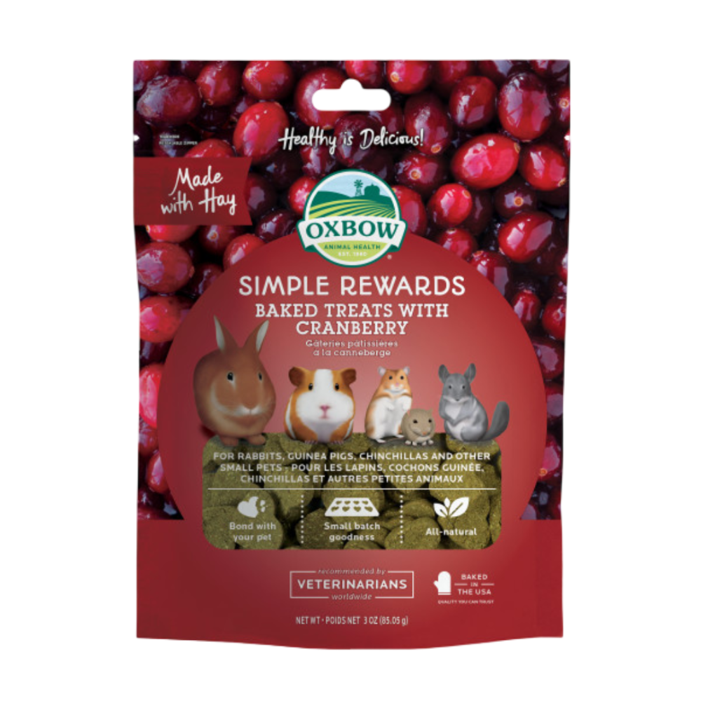 Oxbow Simple Rewards Cranberry Treats For Small Animals | Top dogs on ...