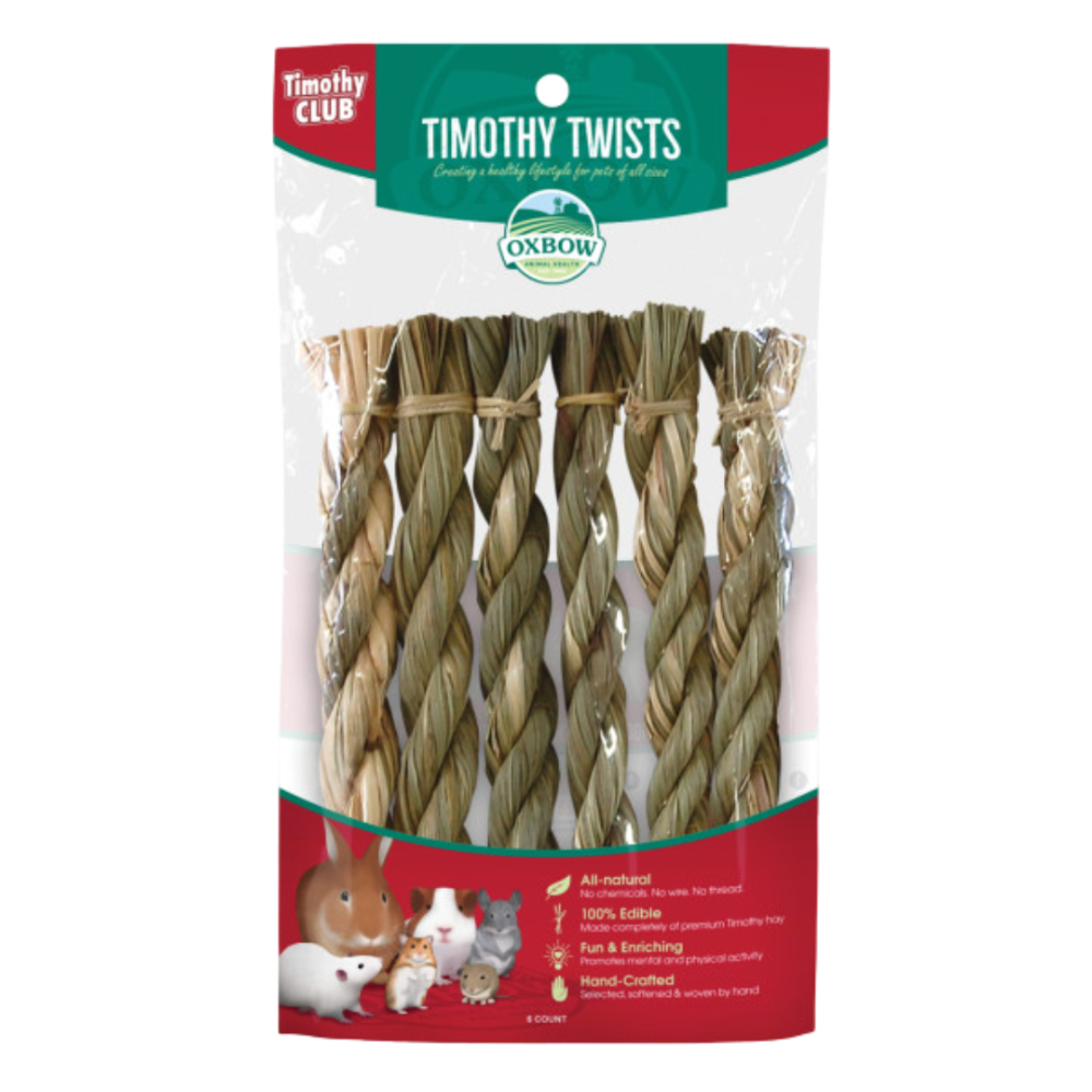 Oxbow Timothy Hay Twists Natural Chews For Small Animal | Top dogs on ...