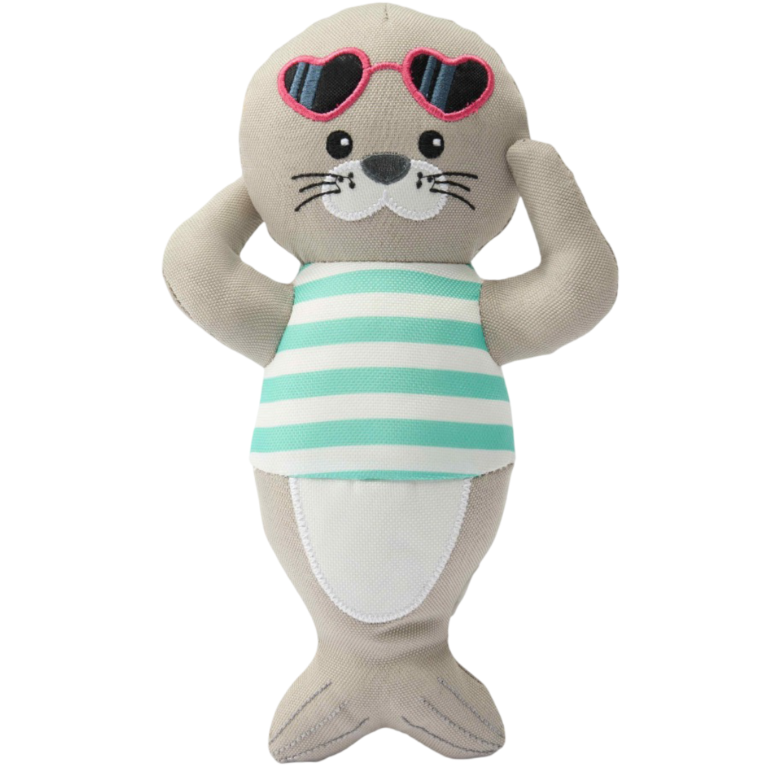 Paws for Life Floating Summer Seal Dog Squeaker Toy | Top dogs on price ...