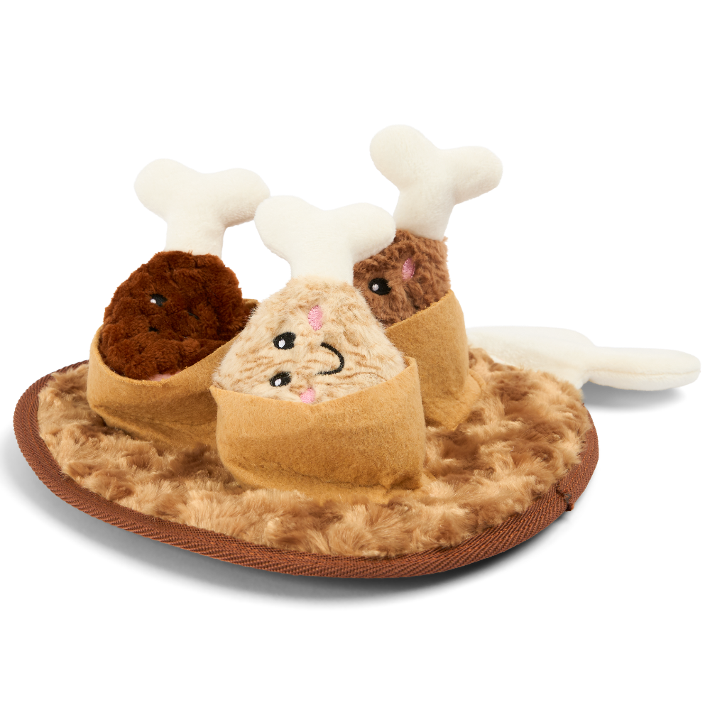Paws for Life Snuffle Mat Dog Toy Chicken Drumstick Style | Top dogs on ...