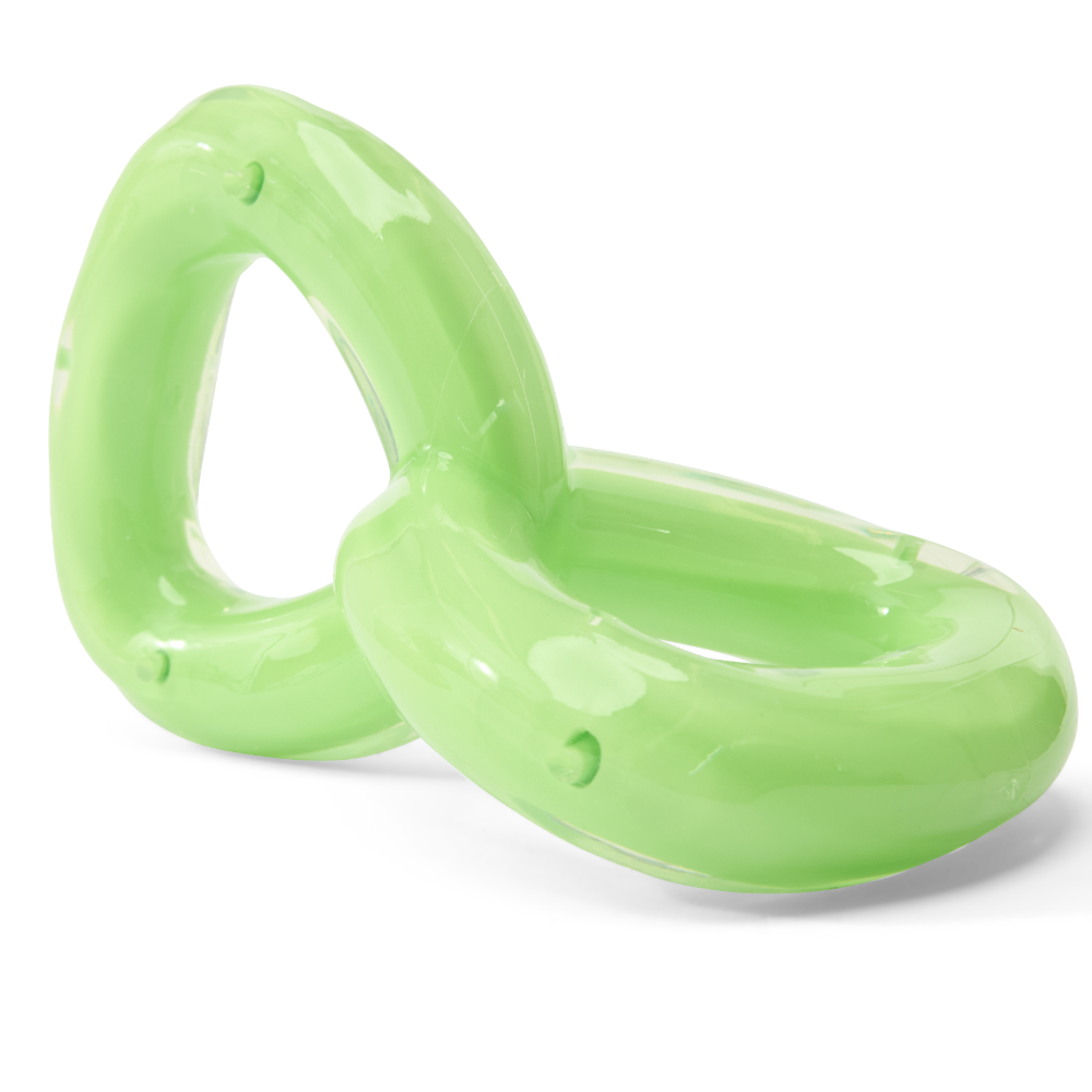 Paws for Life Tuff Chew Nylon Rubber 8 Shaped Green Dog Chew Toy | Top ...