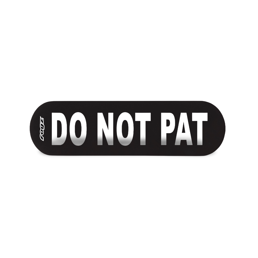 Rogz Rogz Badge For Letzgo Dog Harness Do Not Pat | Top dogs on price ...