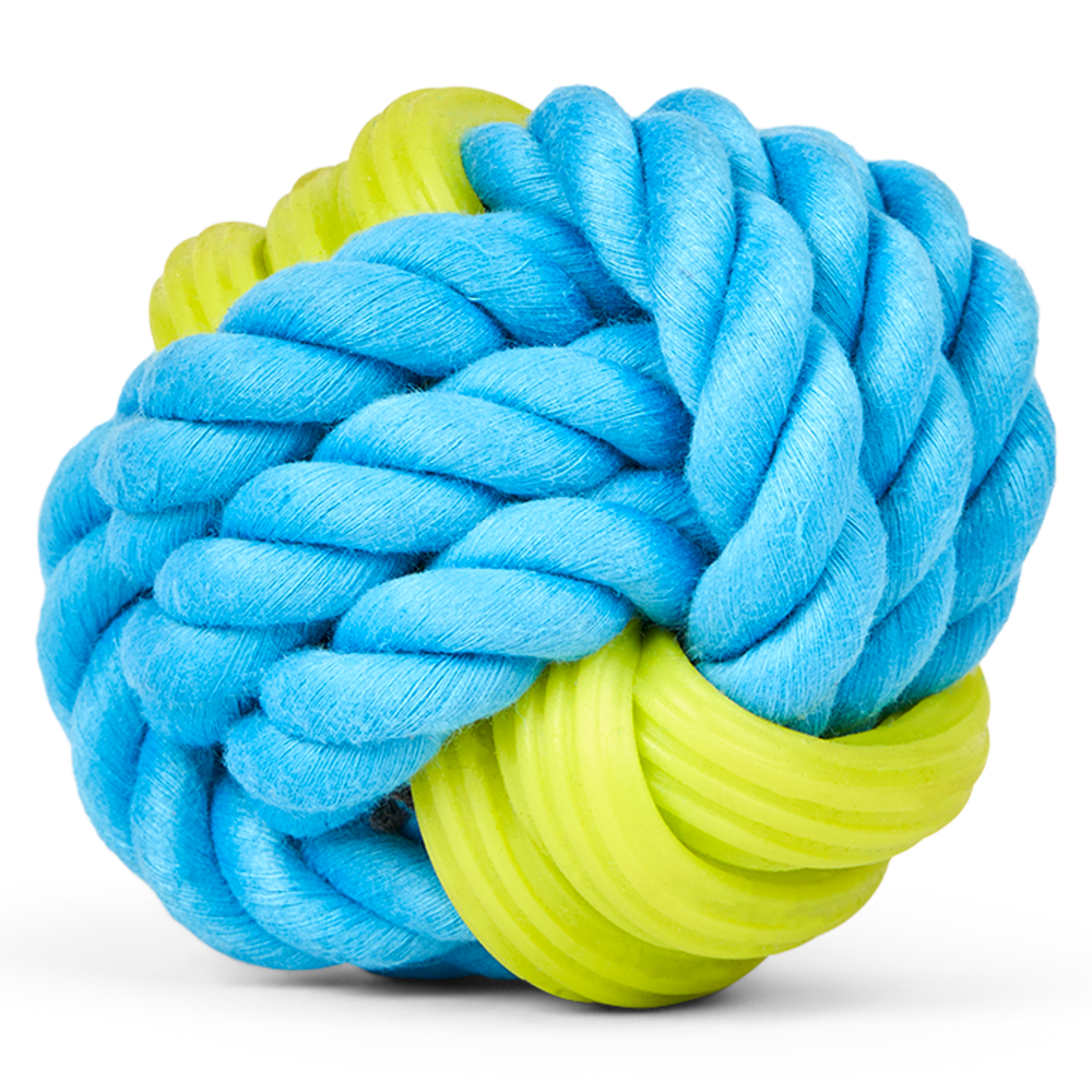 Ruff Play Tpr Rope Ball Dog Toy | Top dogs on price | Pet Circle