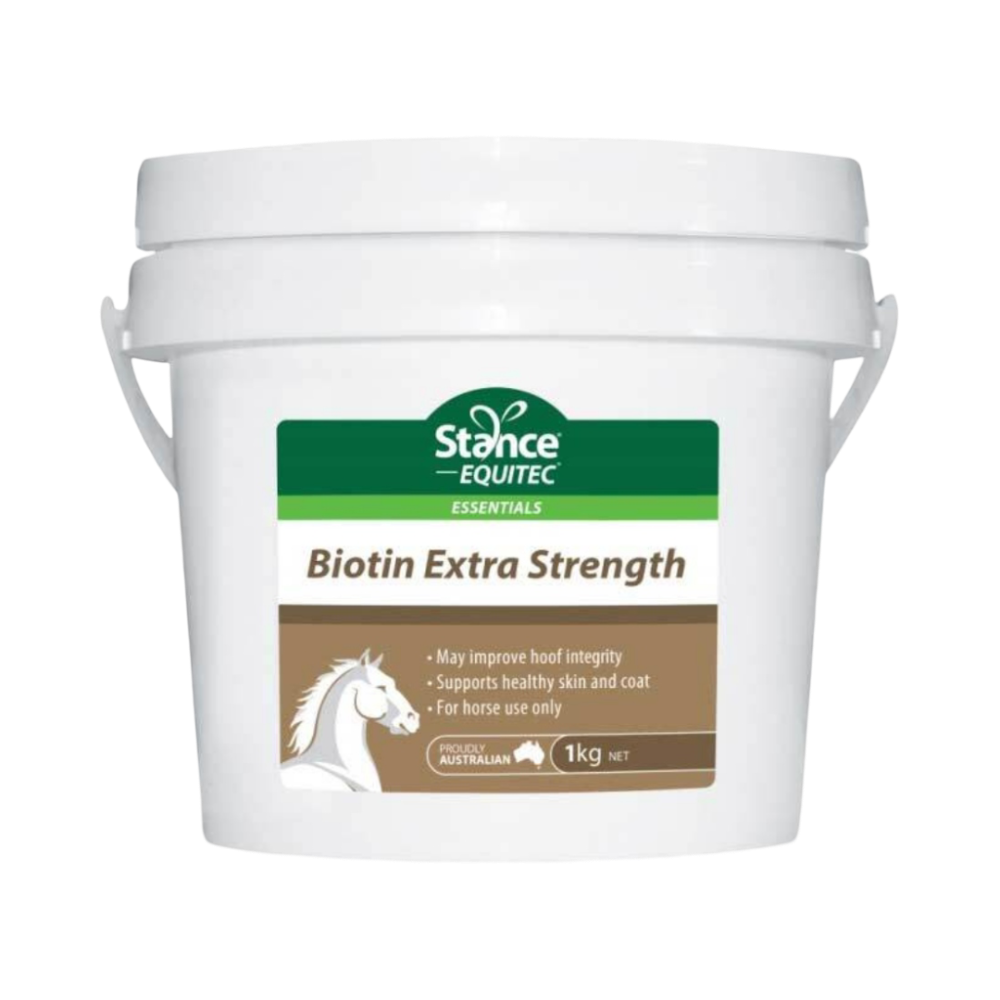 Stance Equitec Biotin For Hoof Skin And Coat Support Horse Supplement ...