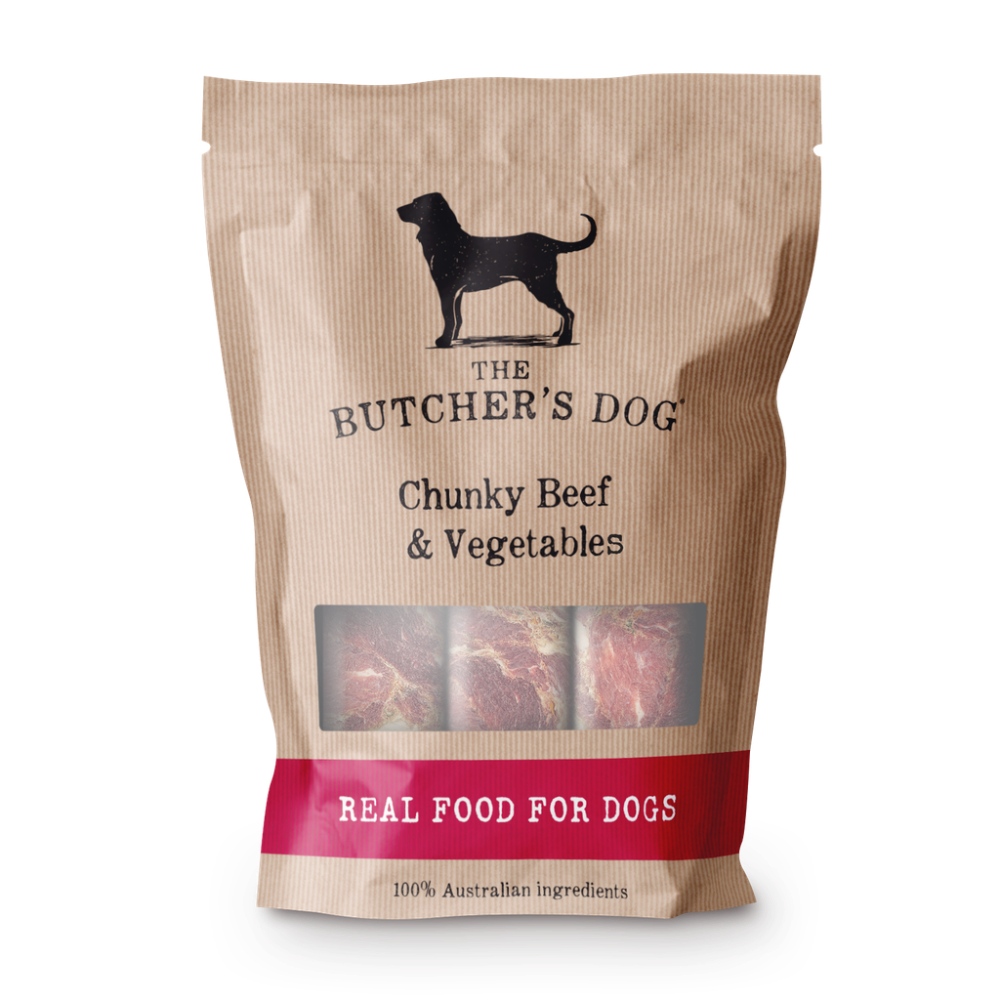 The Butchers Dog Beef & Vegetable Adult Frozen Raw Dog Food | Top dogs ...