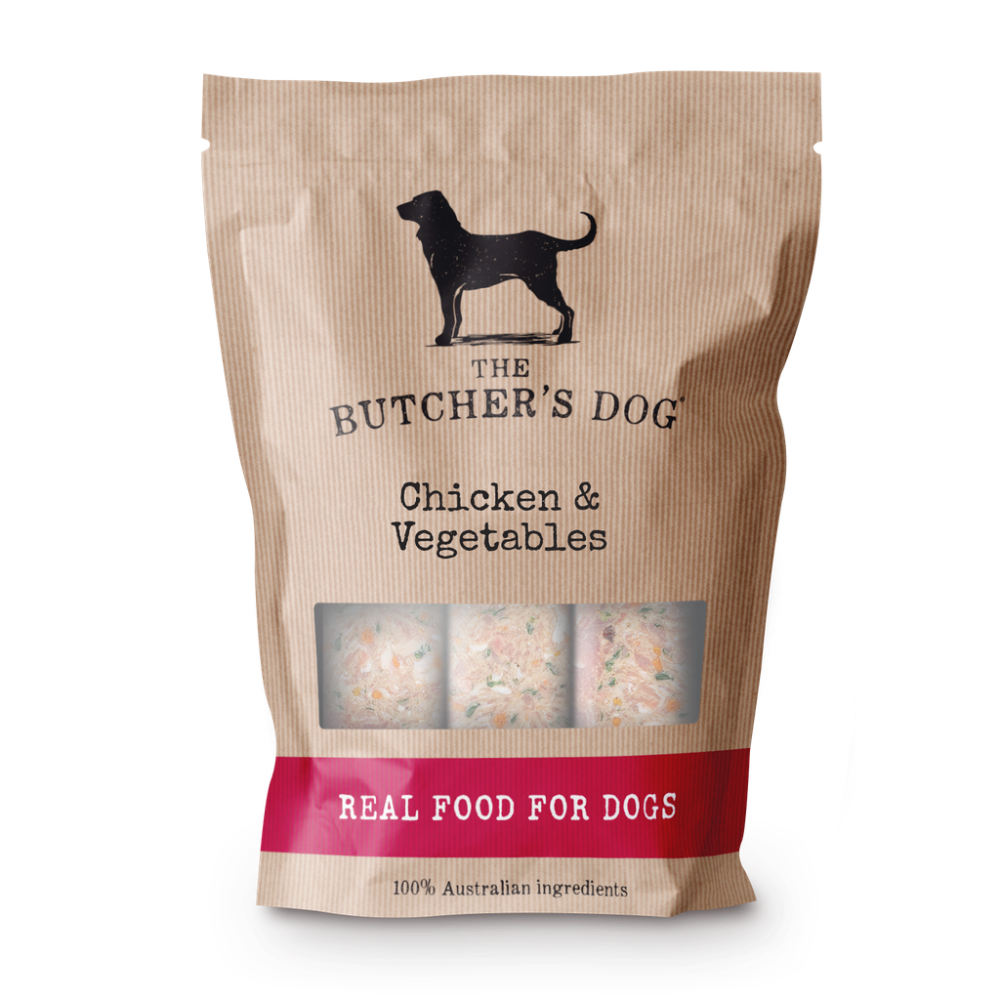 The Butchers Dog Chicken & Vegetable Adult Frozen Raw Dog Food | Top ...