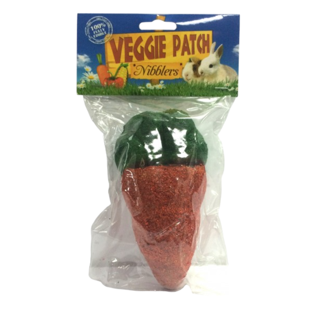 Veggie Patch Veggie Patch Nibblers Large Carrot Small Animal Chew Treat ...