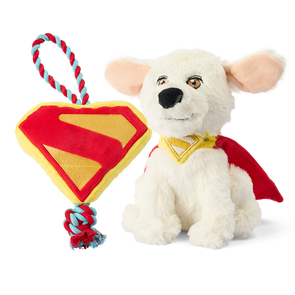 Warner Bros SUPERMAN™ 2025 Krypto the Superdog & Shield Plush Dog Toys ...