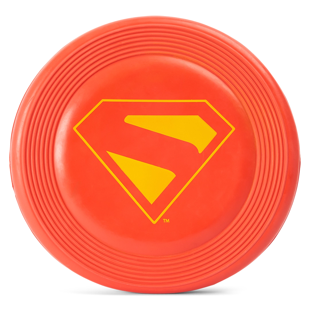 Warner Bros SUPERMAN 2025 Rubber Dog Frisbee | Top dogs on price | Pet ...