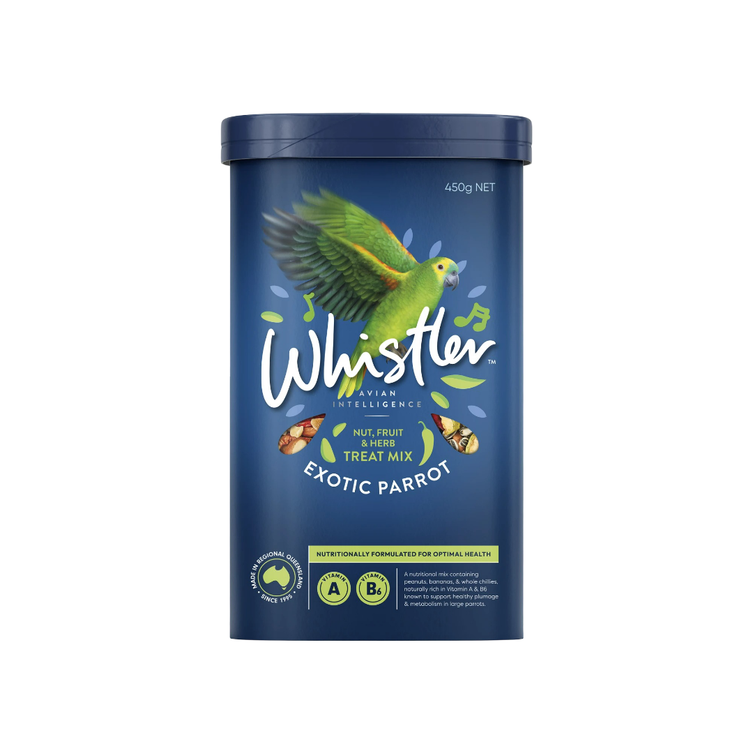 Whistler Exotic Large Parrot Nut Fruit And Herb Treat Mix | Top dogs on ...