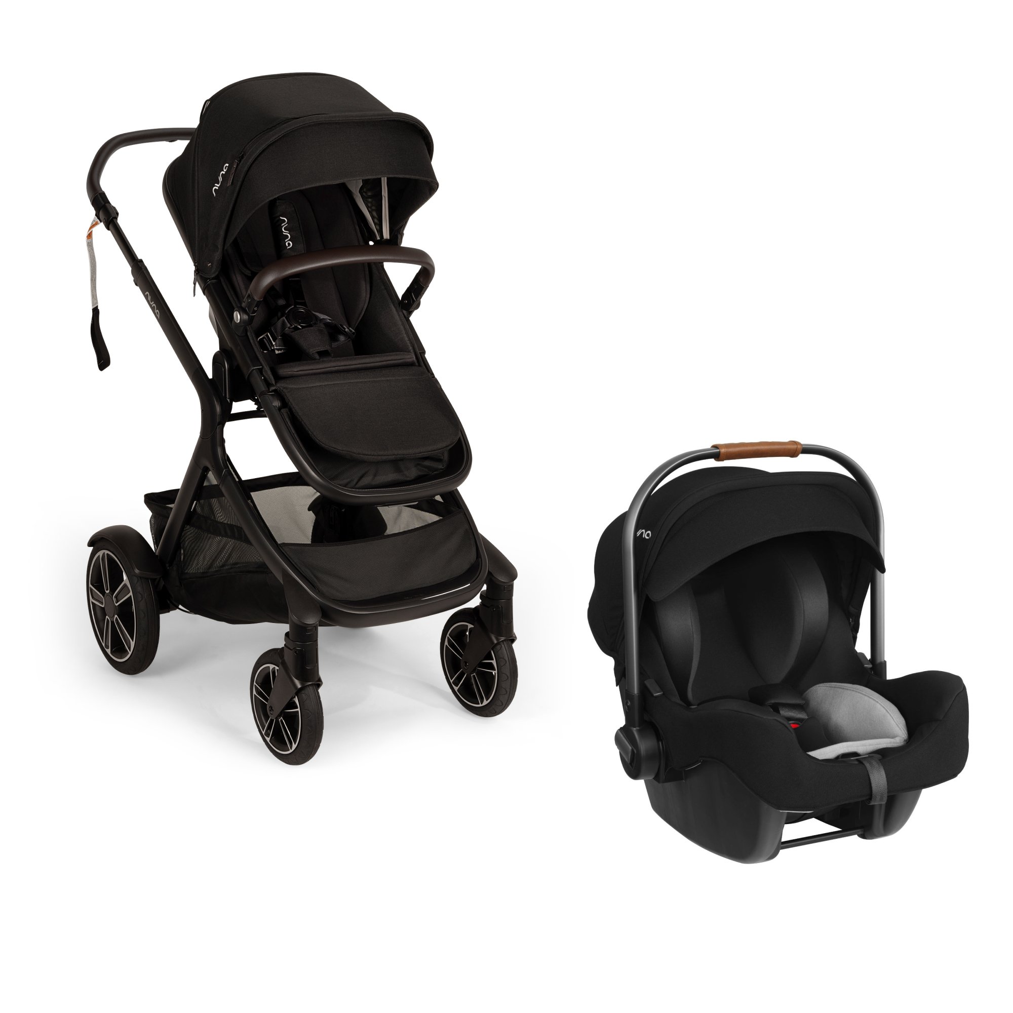 Nuna Demi Next Pram With Rider Board & Klik Plus Capsule & Base Bundle ...